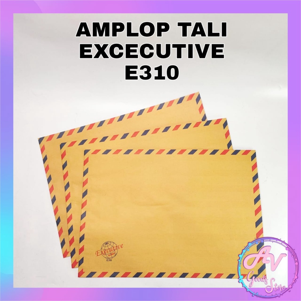 Jual Amplop / Amplop Coklat Tali / 1PAK AMPLOP TALI EXECUTIVE E-310 ISI ...