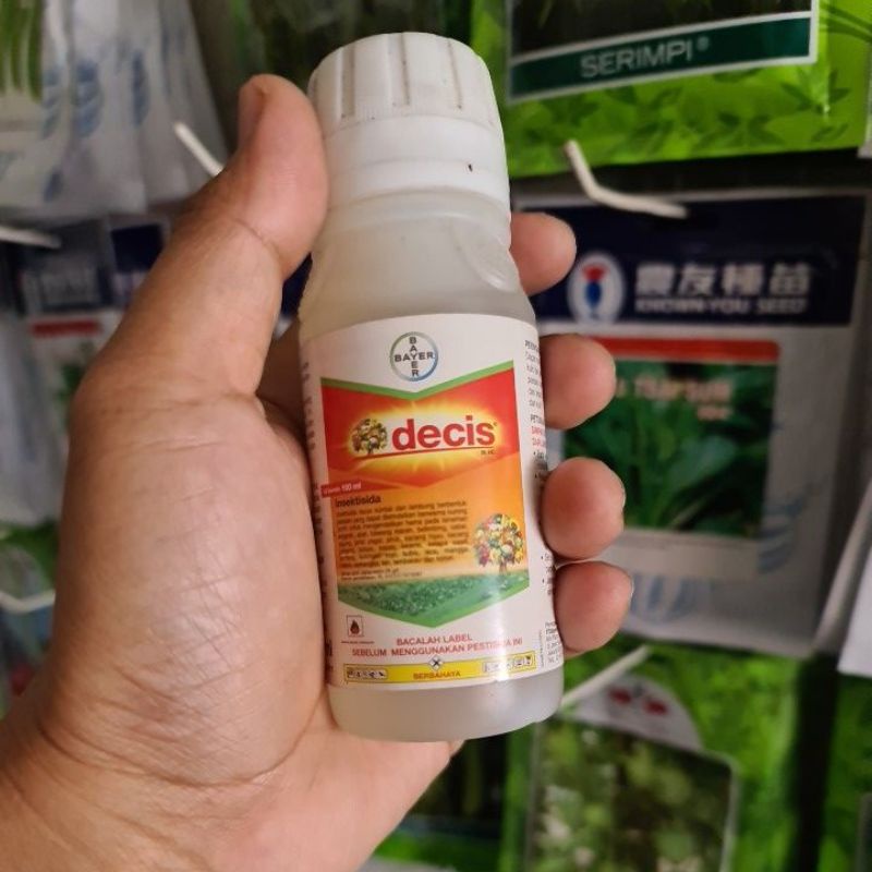 Jual Insectisida pengemdali Ulat Daun DECIS isi 100ml | Shopee Indonesia