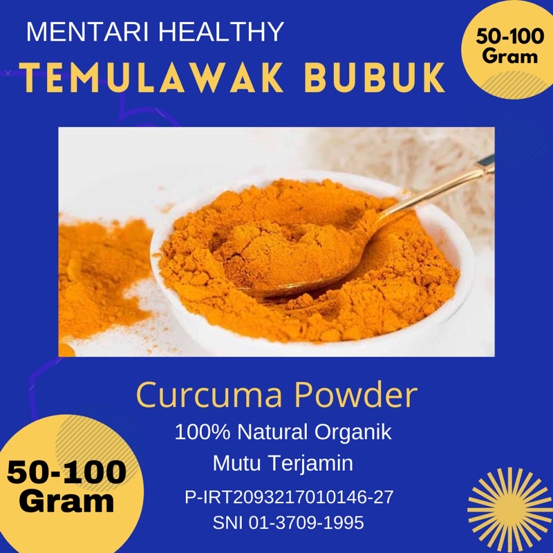 Jual Temulawak Bubuk Organik / Curcuma Powder | Shopee Indonesia