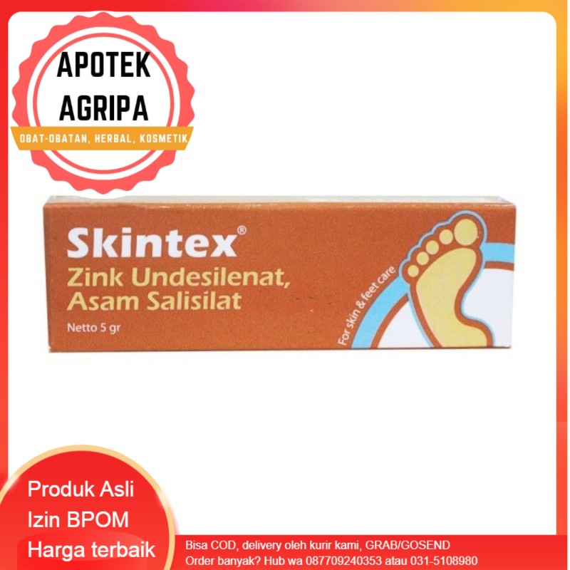 Jual SKINTEX 5GR (MENGHILANGKAN GATAL AKIBAT JAMUR DAN BAU KAKI ...