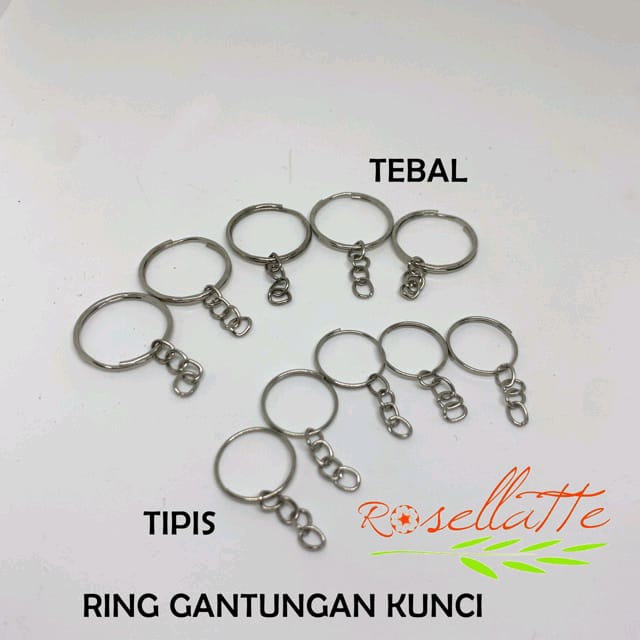 Jual (100pcs) Ring gantungan kunci per bungkus | Shopee Indonesia