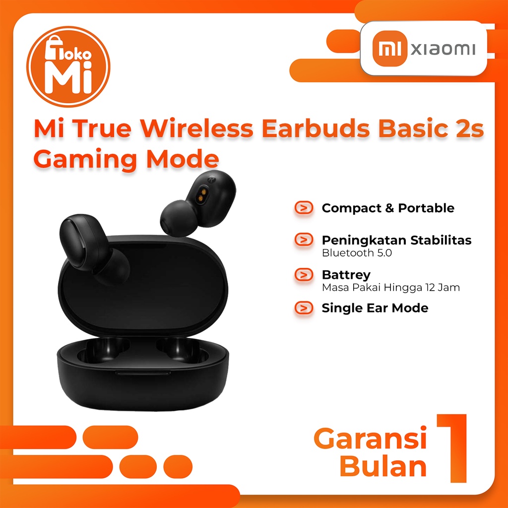 Jual Xiaomi Redmi True Wireless Earbuds Basic 2s New Version Gaming Mode | Shopee Indonesia