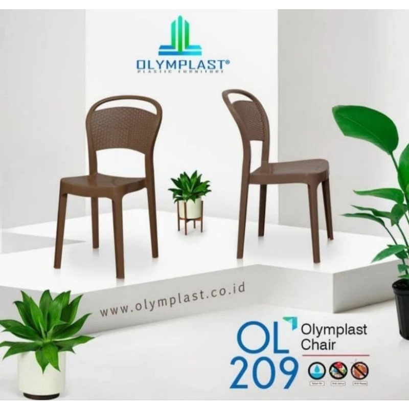 Jual Kursi Plastik Olymplast OL 209 Kursi Makan dan Kursi Teras ...