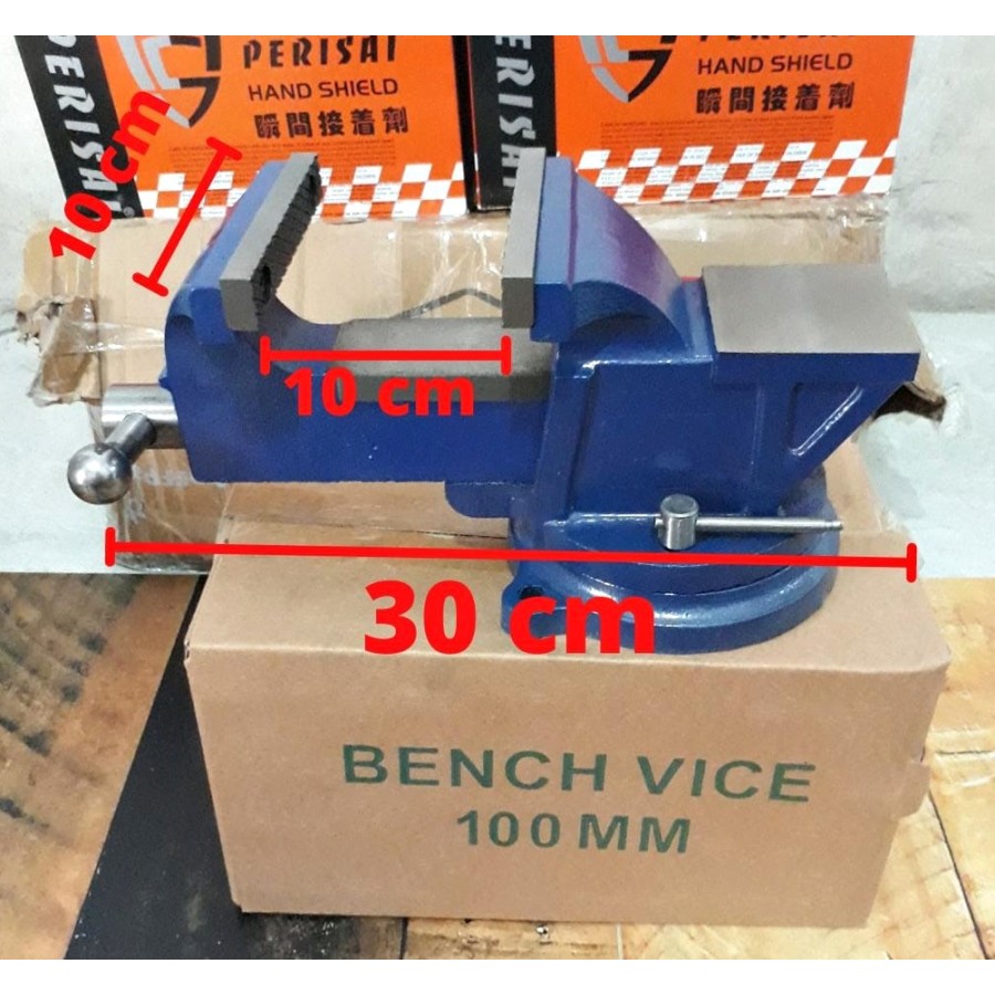 Jual Ragum Putar Bais Catok Besi Tanggem Paron Bench Vice 4 Inch 100mm ...