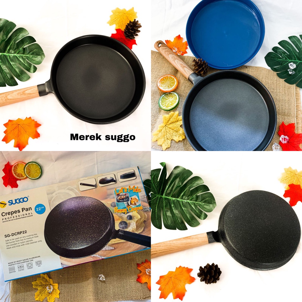 Jual SUGGO CREPES MAKER 22CM FREE WADAH | Shopee Indonesia