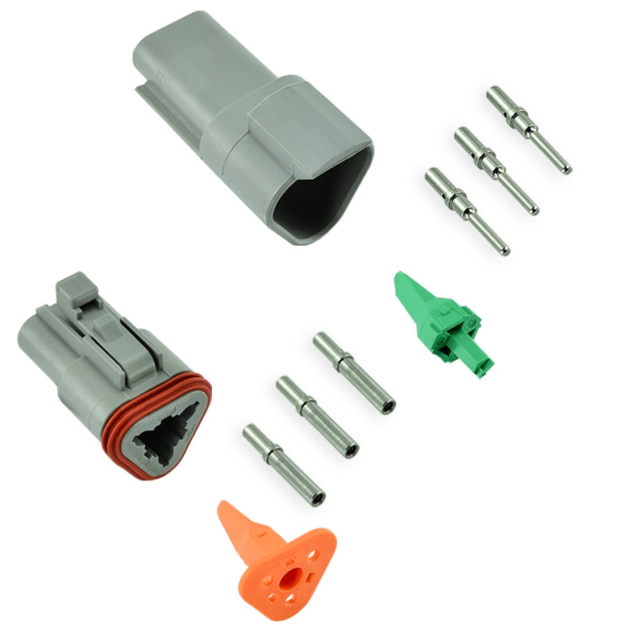 Jual Deutsch Connector 3 Pin Set | Shopee Indonesia