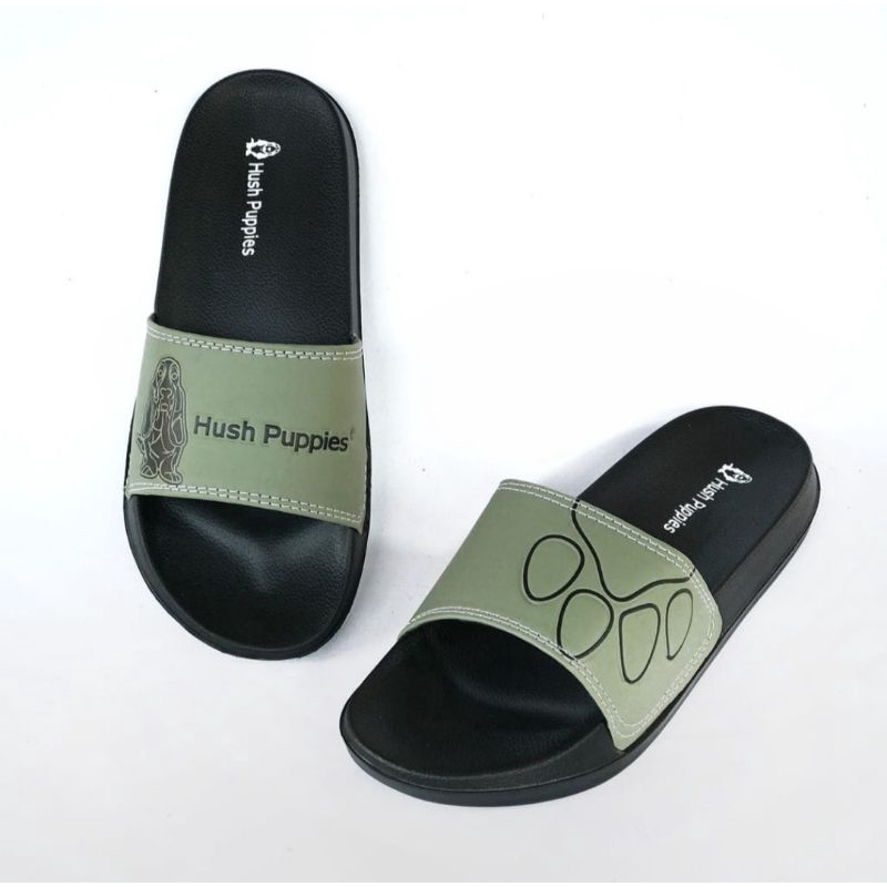 Jual sendal hush puppies/ sendal slide/ sendal santai/ sendal pria ...