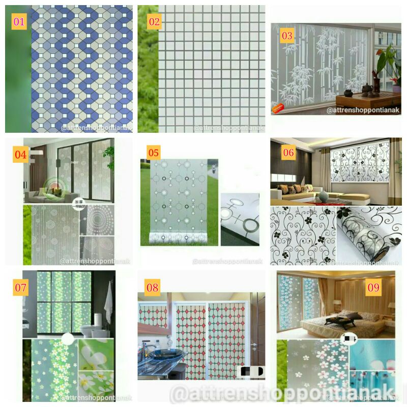 Jual Stiker Kaca Sandblast Lebar 90cm | Shopee Indonesia