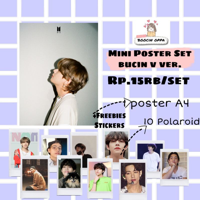 Jual Mini Poster Set Boocin Oppa | Shopee Indonesia