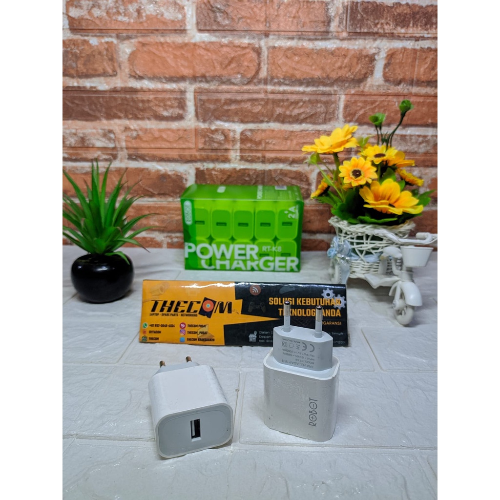 Jual BATOK CHARGER ROBOT RT-K8 10W 2A SMALL & PORTABLE ADAPTOR RTK8 RT ...