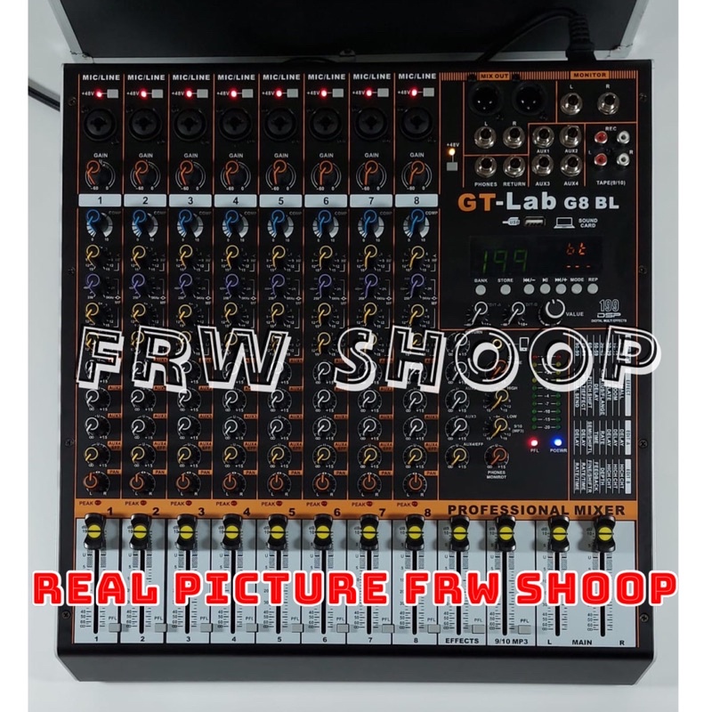 Jual MIXER AUDIO GT LAB G 8 BL / G8BL / G-8BL ORIGINAL 8CHANNEL ...