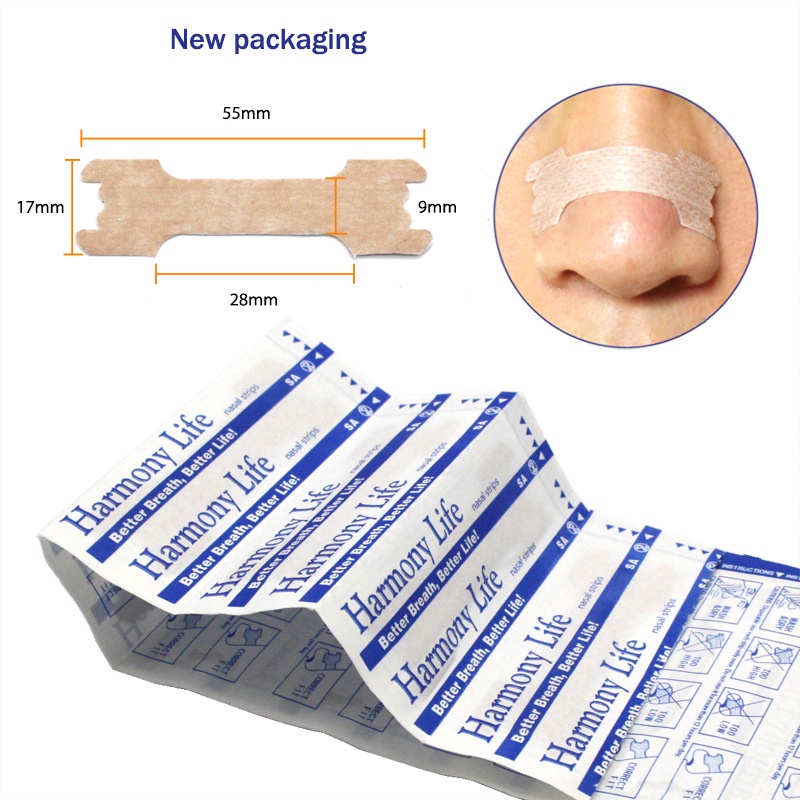 Jual 10pcs Plester Hidung Harmony Life Nasal Strips Nose Strips Nasal ...