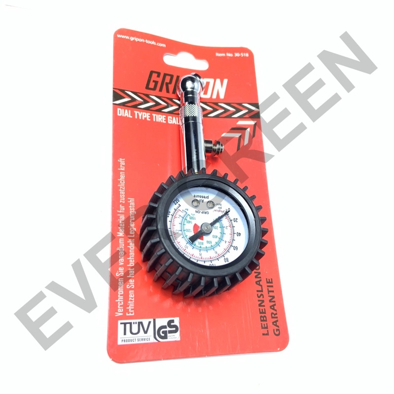 Jual Slmn Alat ukur tekanan angin ban otomatis dial tire gauge ukuran ...