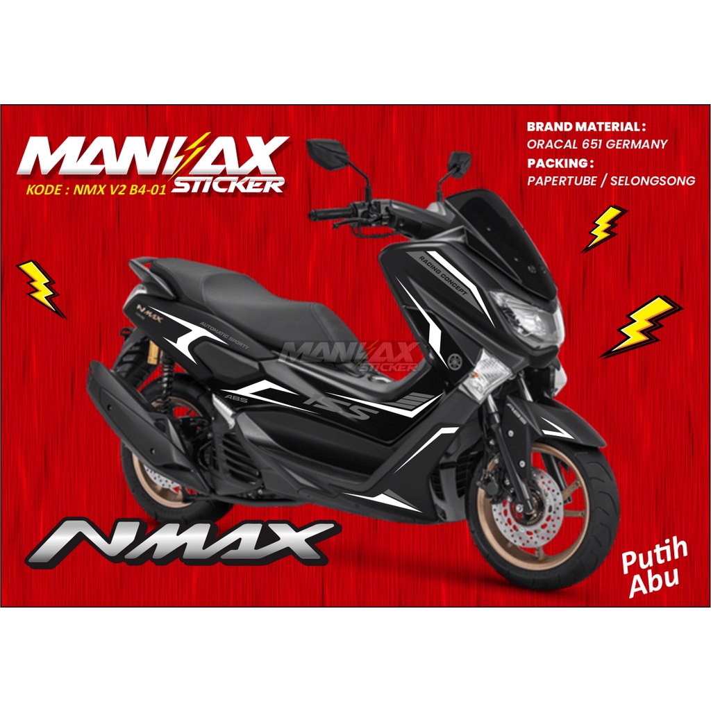 Jual Striping Cutting Stiker Nmax - Variasi Cutting Sticker Nmax Lis ...