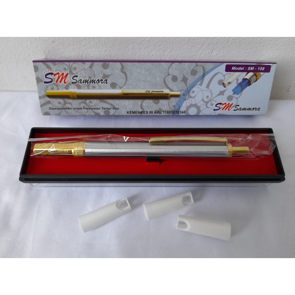 Jual Pen Bekam Stenlis SAMMORA SILVER Lancing Device General Care ...
