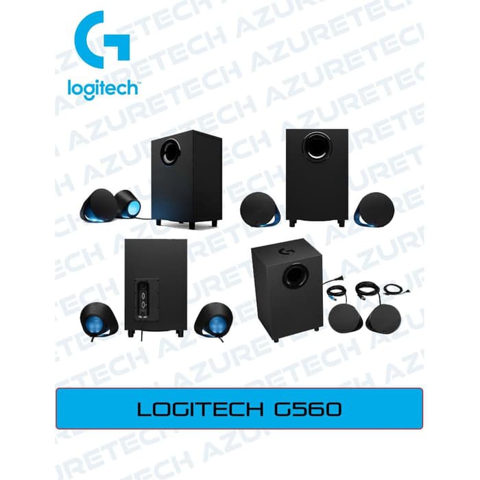Jual Logitech G560 LIGHTSYNC PC Gaming Speakers Garansi Resmi | Shopee ...