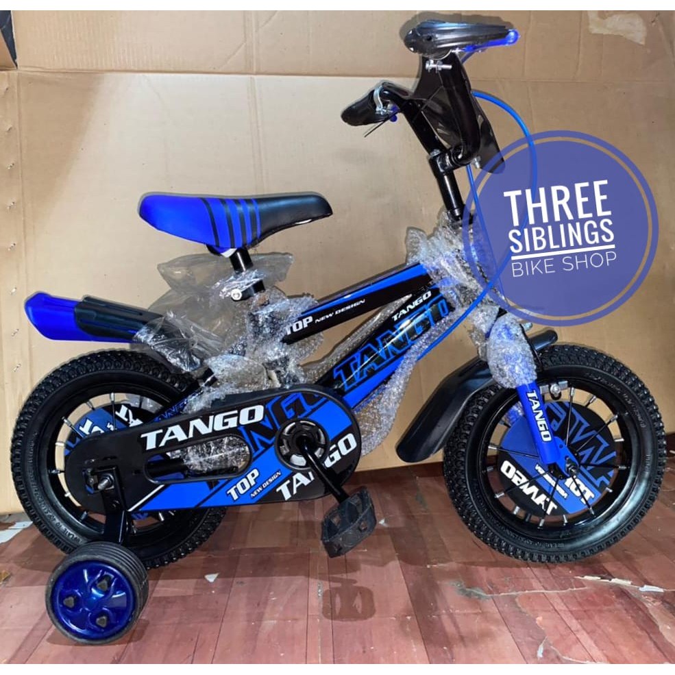Jual SEPEDA BMX ANAK TANGO 3357 12 INCH BLACK BLUE | Shopee Indonesia