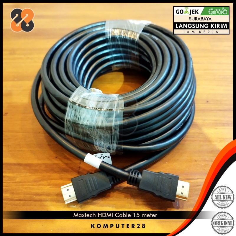 Jual Maxtech / Maxline HDMI Cable 15M - Kabel HDMI 15 Meter | Shopee Indonesia