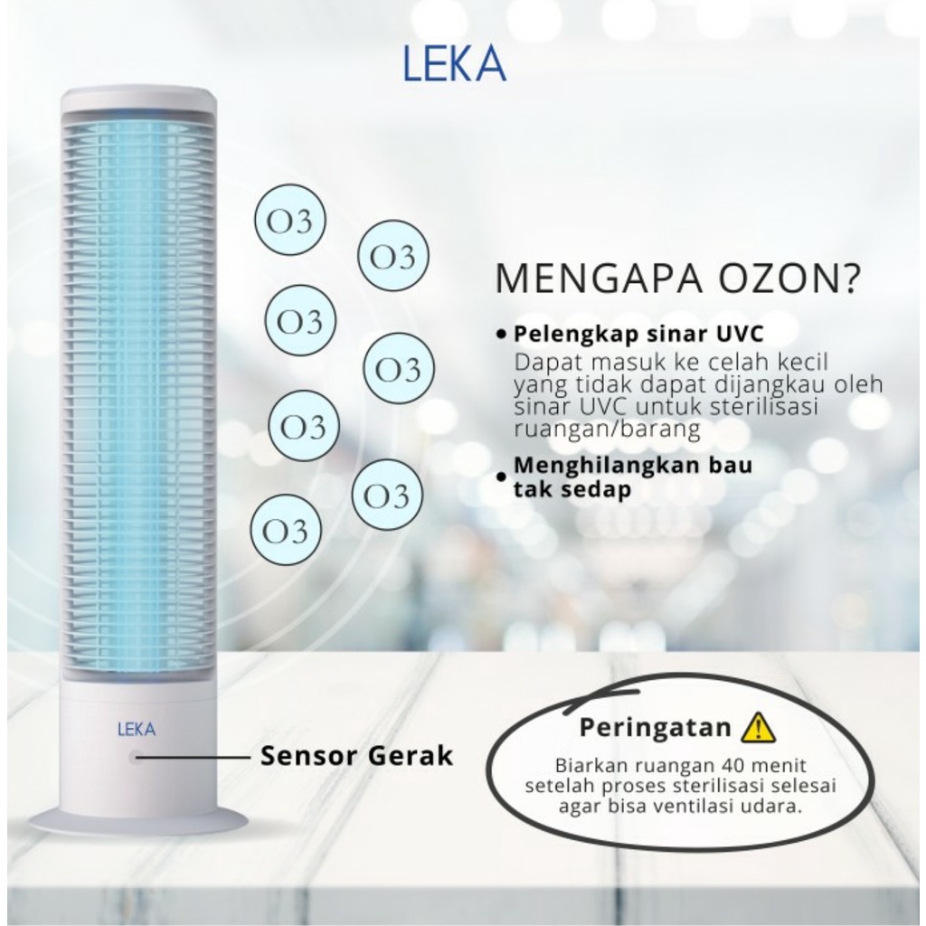 Jual UV ROOM STERILIZER LEKA 2022 ALAT DISINFEKSI STERILISASI RUANGAN SENSOR GERAK GARANSI 1 ...