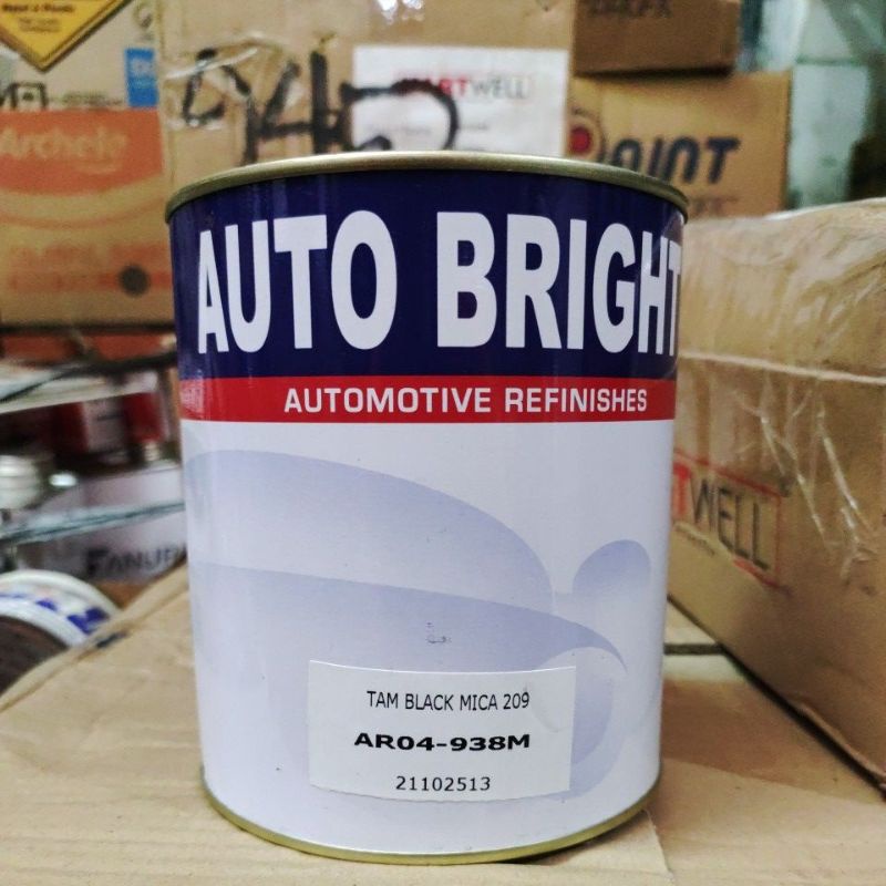 Jual CAT PU AUTOBRIGHT TAM BLACK MICA 209 TOYOTA 1.L | Shopee Indonesia