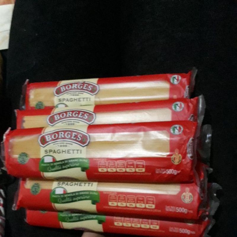 Jual pasta spaghetti merk borges 500g | Shopee Indonesia