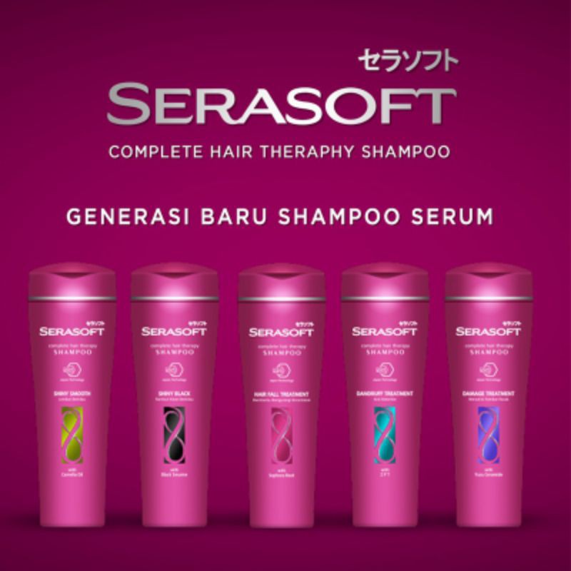 Jual SERASOFT Shampoo Anti Dandruff/Anti Hair Fall 170ml | Shopee Indonesia
