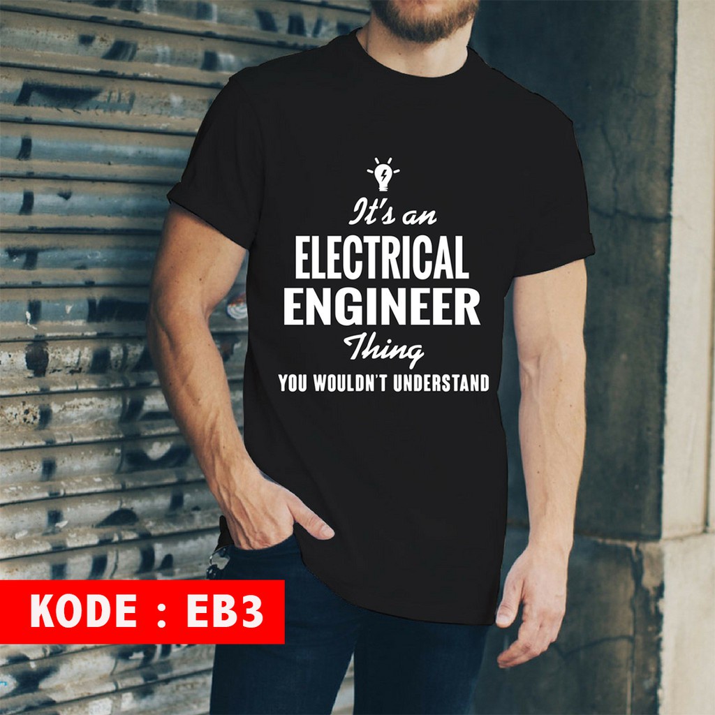 Jual Kaos Electrical Engineering Premium 100% Cotton / Baju Kaos Distro ...