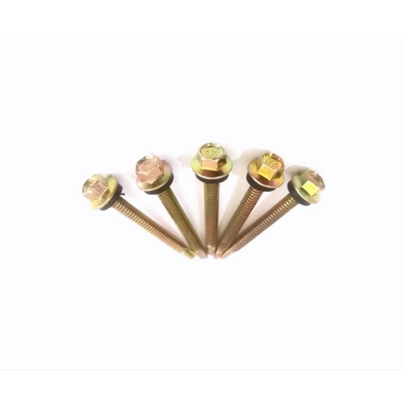 Jual Baud skrup roofing kuning 12 5 x 50 70 ( 5 , 7 cm ) | Shopee Indonesia