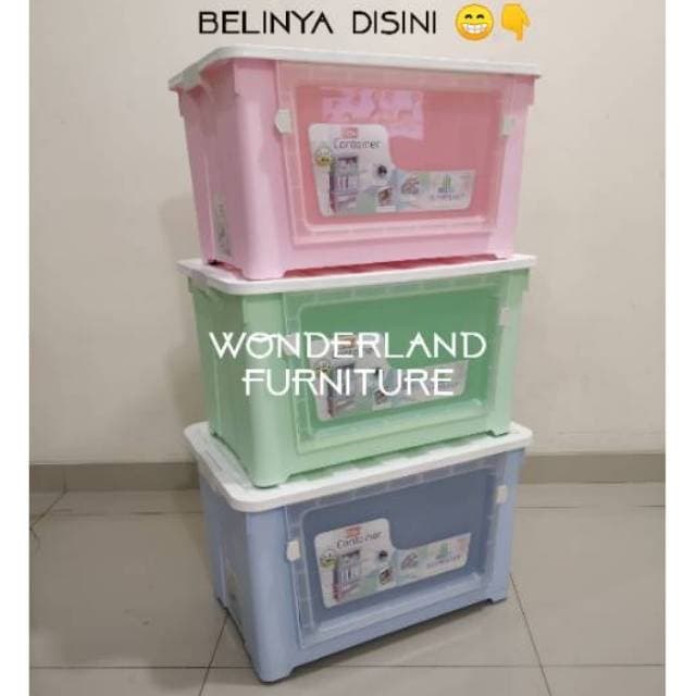 Jual kotak box container kontainer olymplast plastik 62 liter by gojek ...