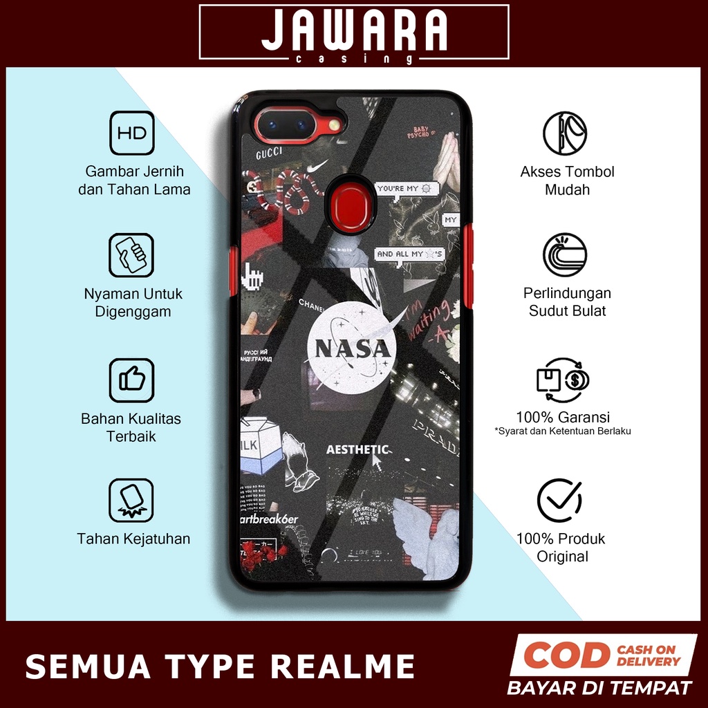 Jual Case Realme 2 Case Hp Realme 2 Premium Glossy Jawara Casing [NASA ...