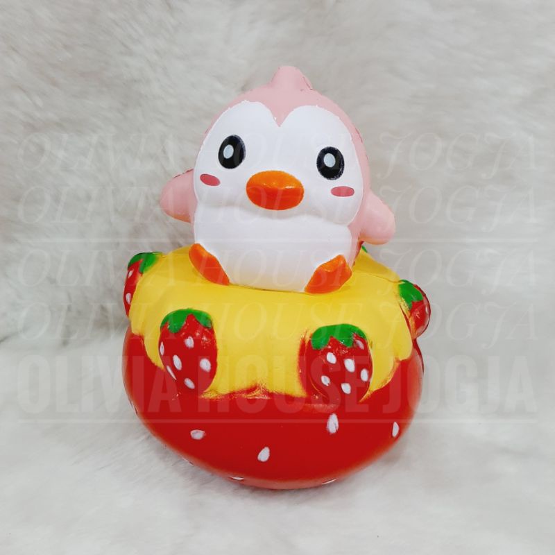 Jual Squishy Cake Squishy Kelinci Pink Squishy Panda Cute Squishy Kue Pinguin Squishy Panda Topi ...