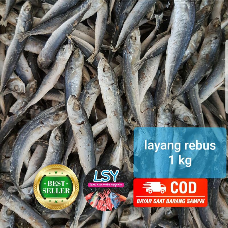 Jual ikan asin layang rebus super 1000gram / 1 kg | Shopee Indonesia