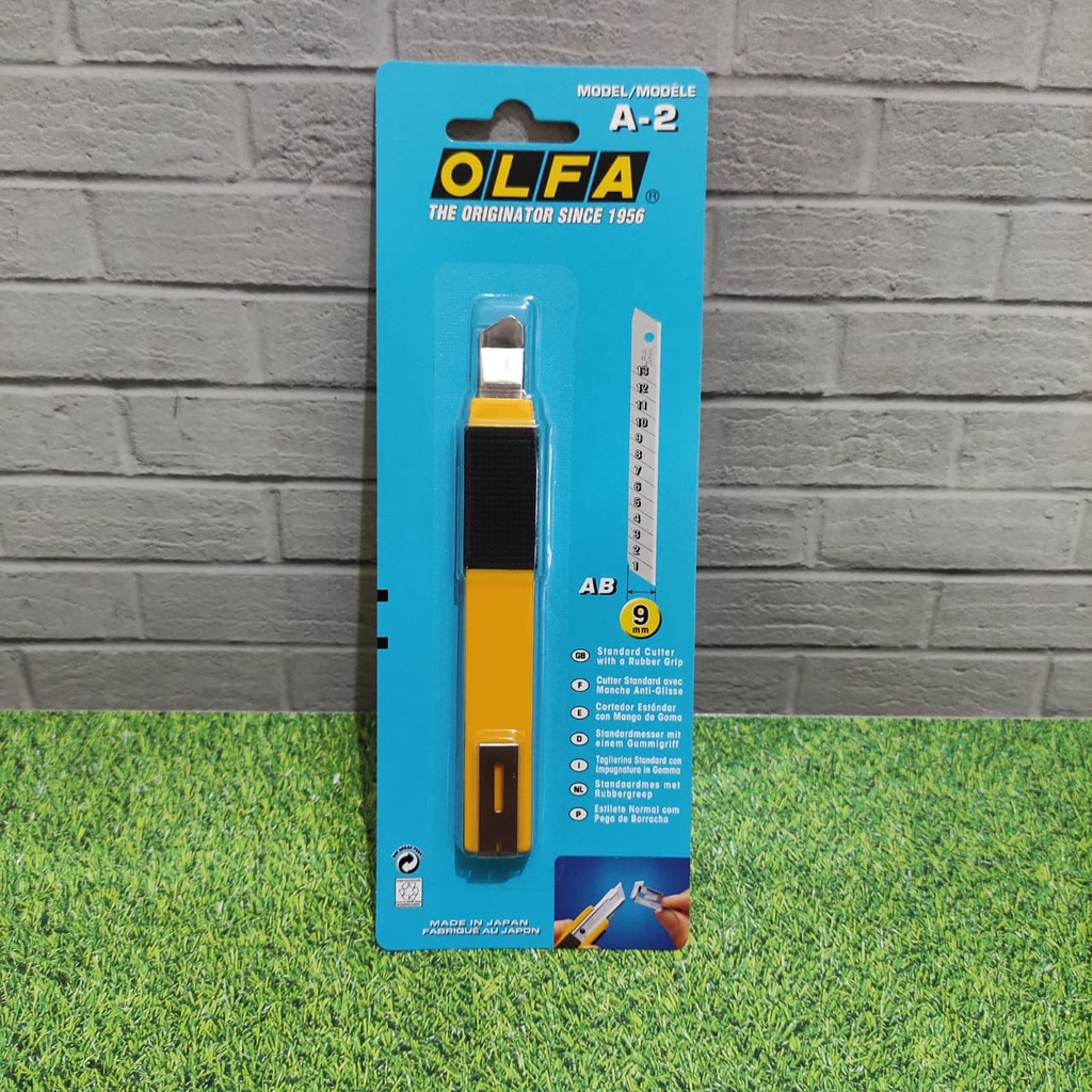 Jual OLFA Pisau Cutter 9mm A-2 Snap-Off Blade A2 | Shopee Indonesia