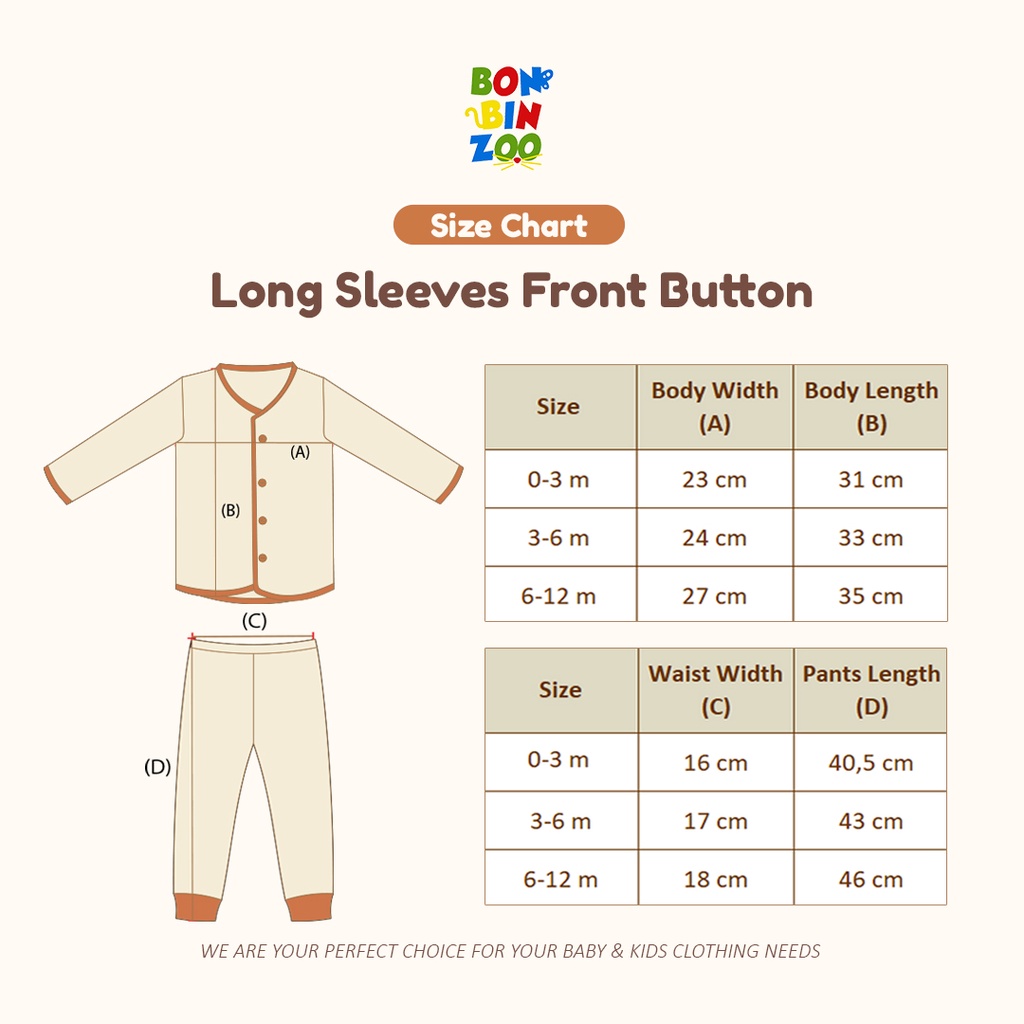 Jual BONBINZOO - Nature Series Set Setelan Baju Tidur Anak Bayi Kancing ...