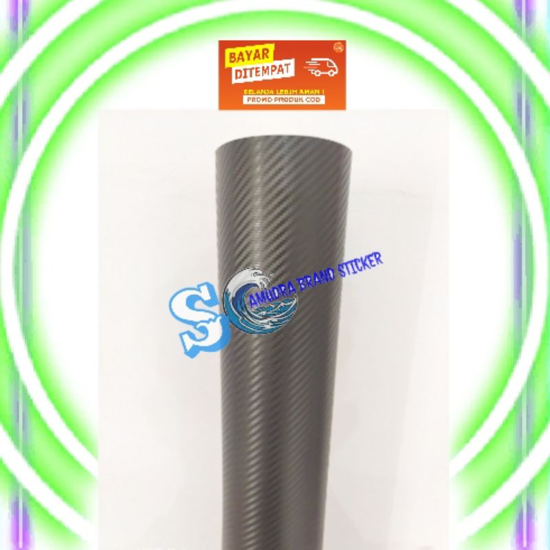 Jual STIKER KARBON 3D HITAM DOP CARBON (L50CMXP18M) 1ROLL HARGA MURAH ...