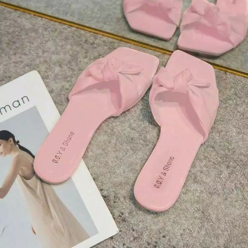 Jual Sandal Teplek/Flatshoes Wanita SIMPUL | Shopee Indonesia