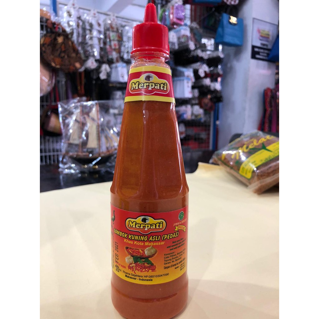 Jual SAMBAL / LOMBOK KUNING MERPATI ASLI (PEDAS) KHAS MAKASSAR | Shopee ...