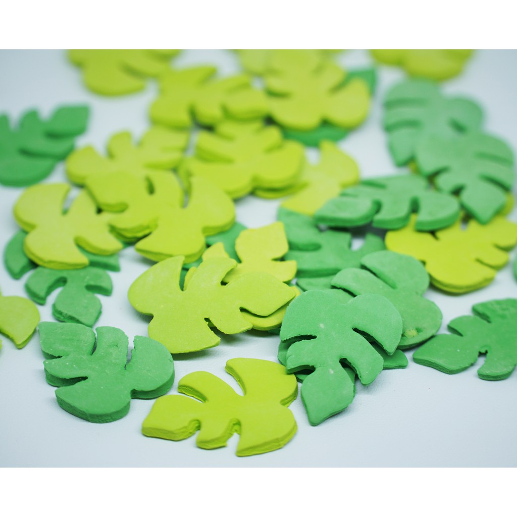 Jual Gumpaste hiasan kue sprinkle daun monstera | Shopee Indonesia