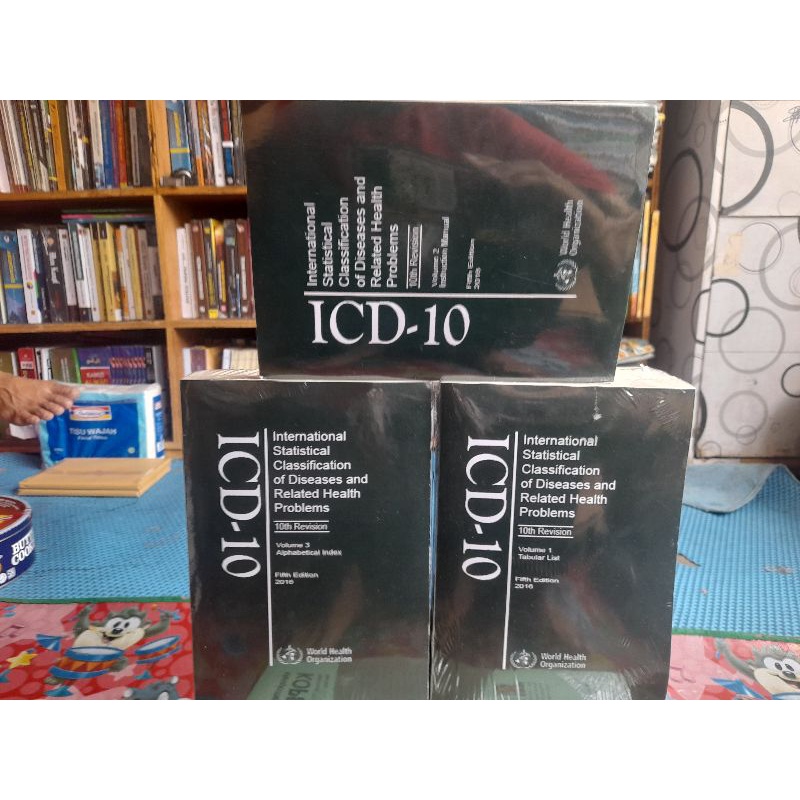 Jual Paket Buku ICD-10 VOLUME 1,2,3 2016 | Shopee Indonesia