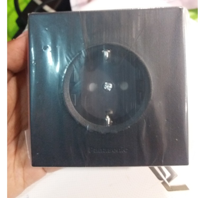 Jual Panasonic Style E Black Stop Kontak | Shopee Indonesia