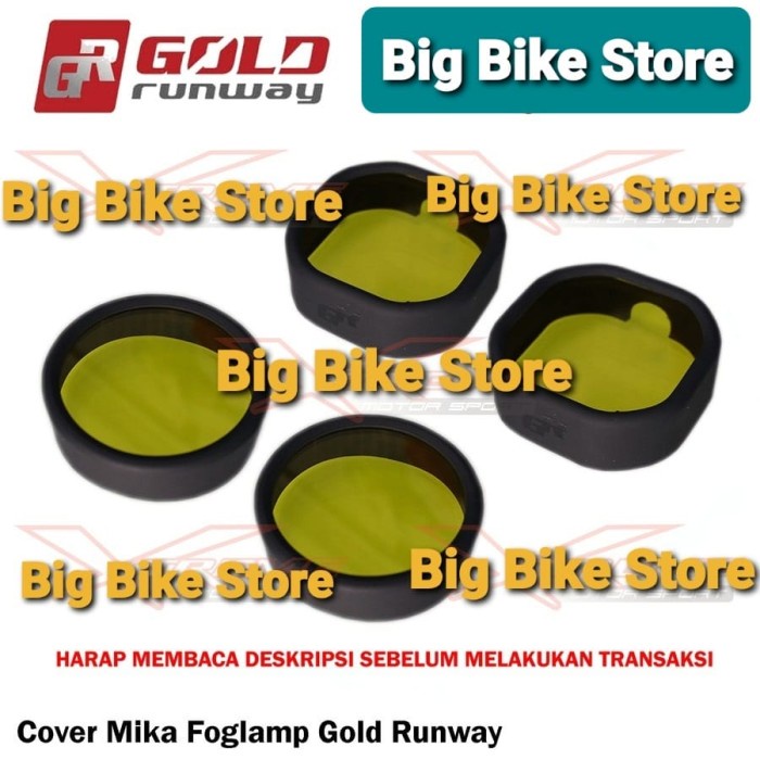 Jual Cover Mika Lampu Tembak Foglamp Gold Runway GR 4 5 7 Mata Titik ...