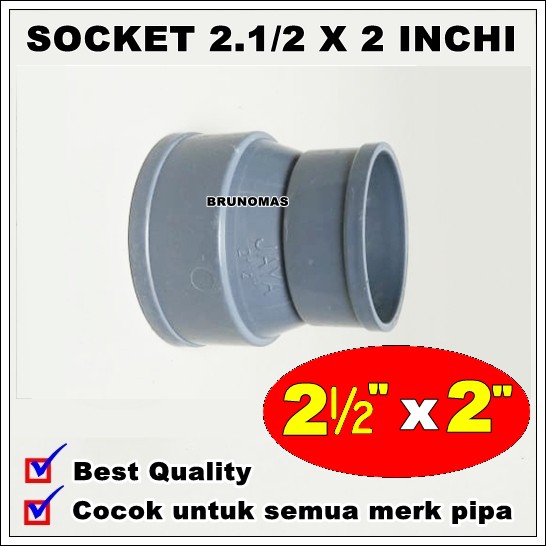 Jual V-Sock (2.1/2)" x 2" inchi - Socket Opersock Verloop sock ...