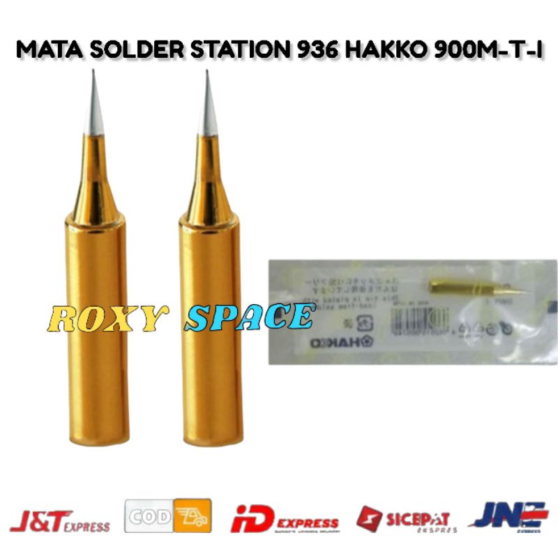 Jual MATA SOLDER STATION 936 HAKKO 900M-T-I - mata Solderan gold ori | Shopee Indonesia