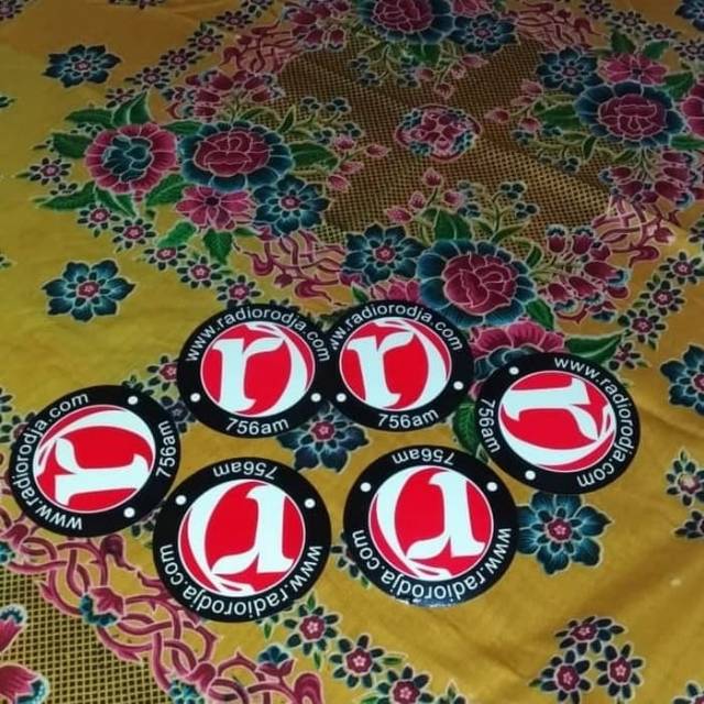 Jual Sticker Radio Rodja ( Bahan plastik vinyl) diameter 8cm | Shopee ...