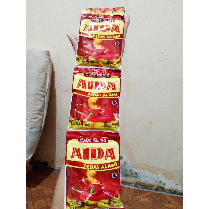 Jual Cabe Bubuk AIDA Renceng isi 10 pcs | Shopee Indonesia