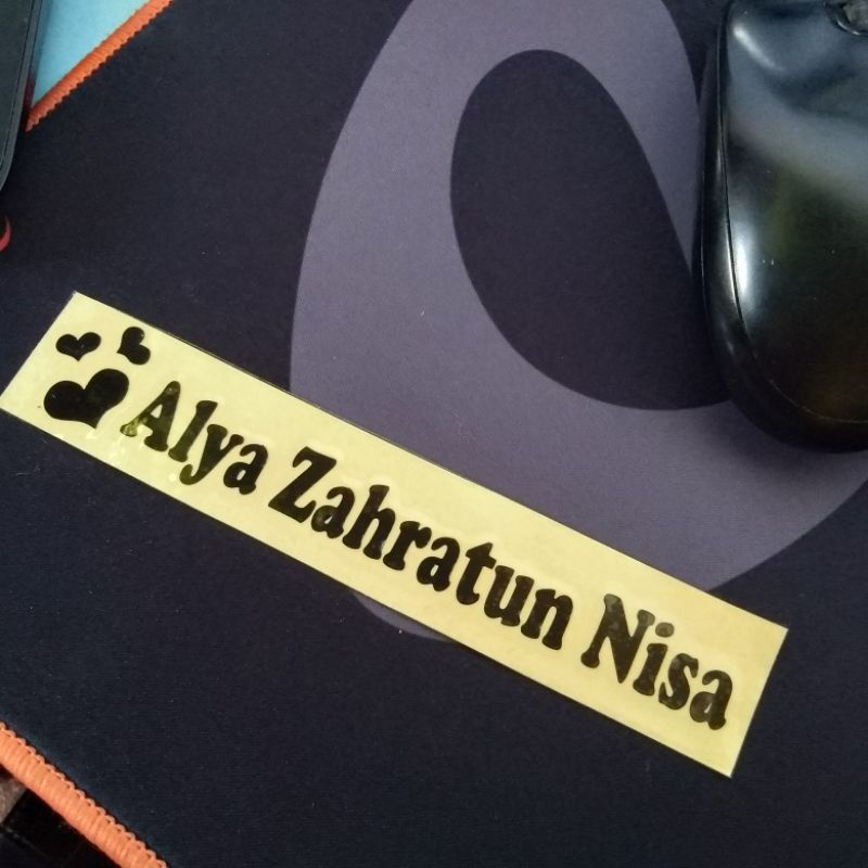 Jual Stiker nama LOVE bisa custom | Shopee Indonesia
