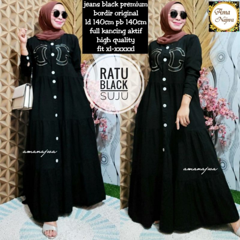 Jual Black Maxy Suju by Ama Najwa | Shopee Indonesia