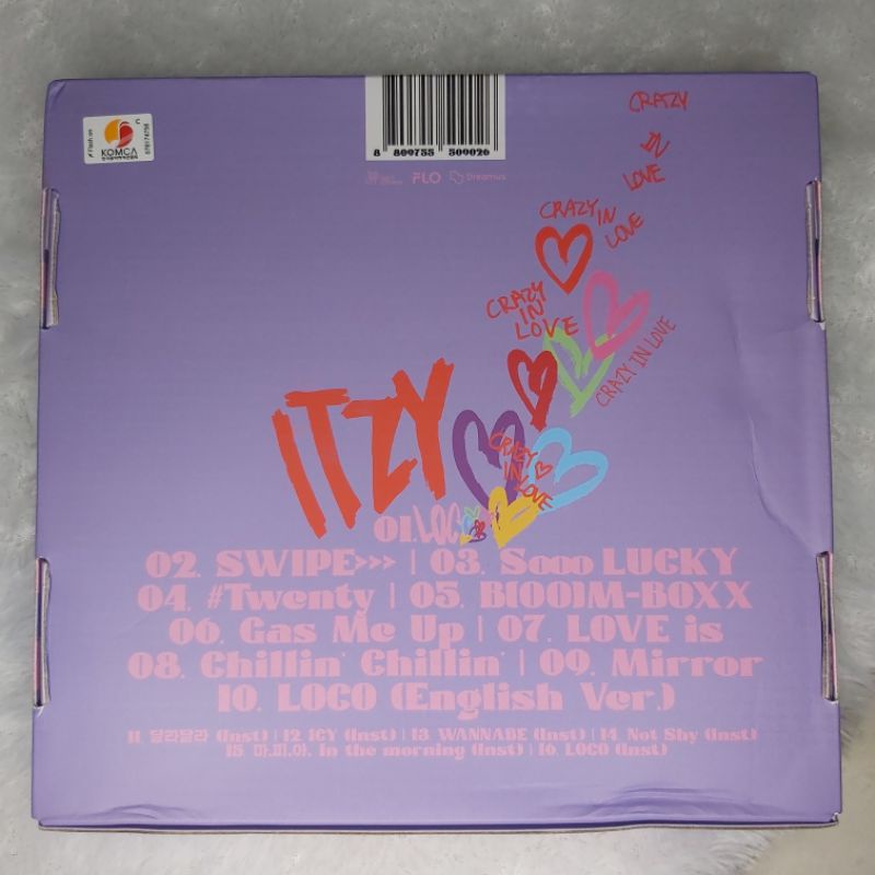 Jual Itzy Crazy In Love CIL Album Only Versi Ryujin Yeji Yuna ...