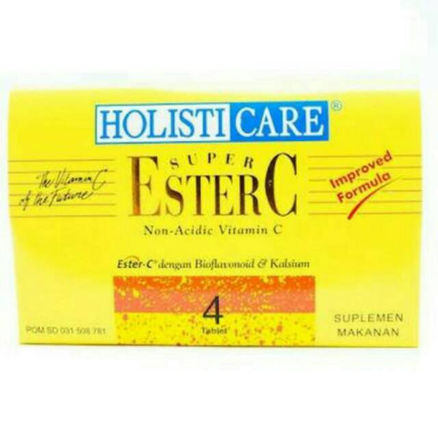 Jual Ester C Holisticare Strip (4 tablet) | Shopee Indonesia