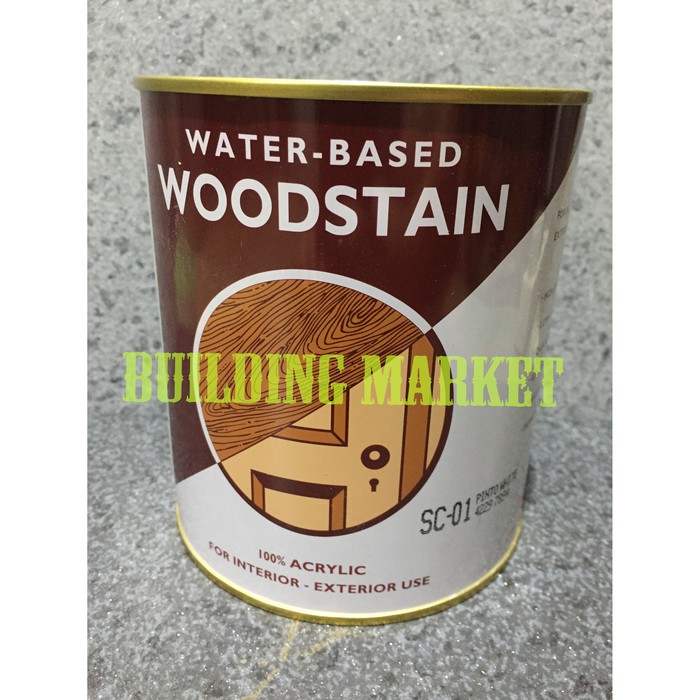 Jual Dijual Plitur / Politur Kayu Woodstain Mowilex 1 Liter Water Based ...